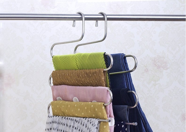 Multi Tiered Clothes Hanger - Laundry Organizers - I Need Organizers